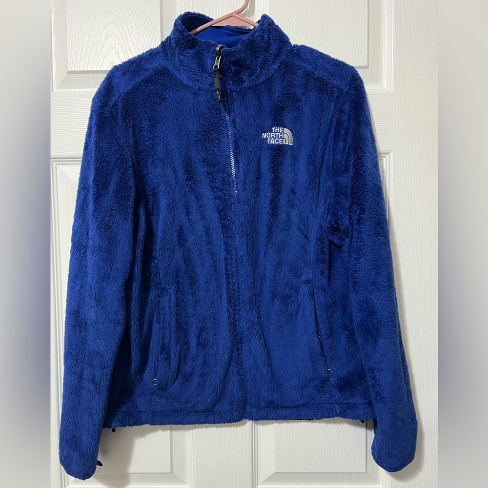 The North Face Royal Blue Fuzzy Jacket Size Medium - Gem